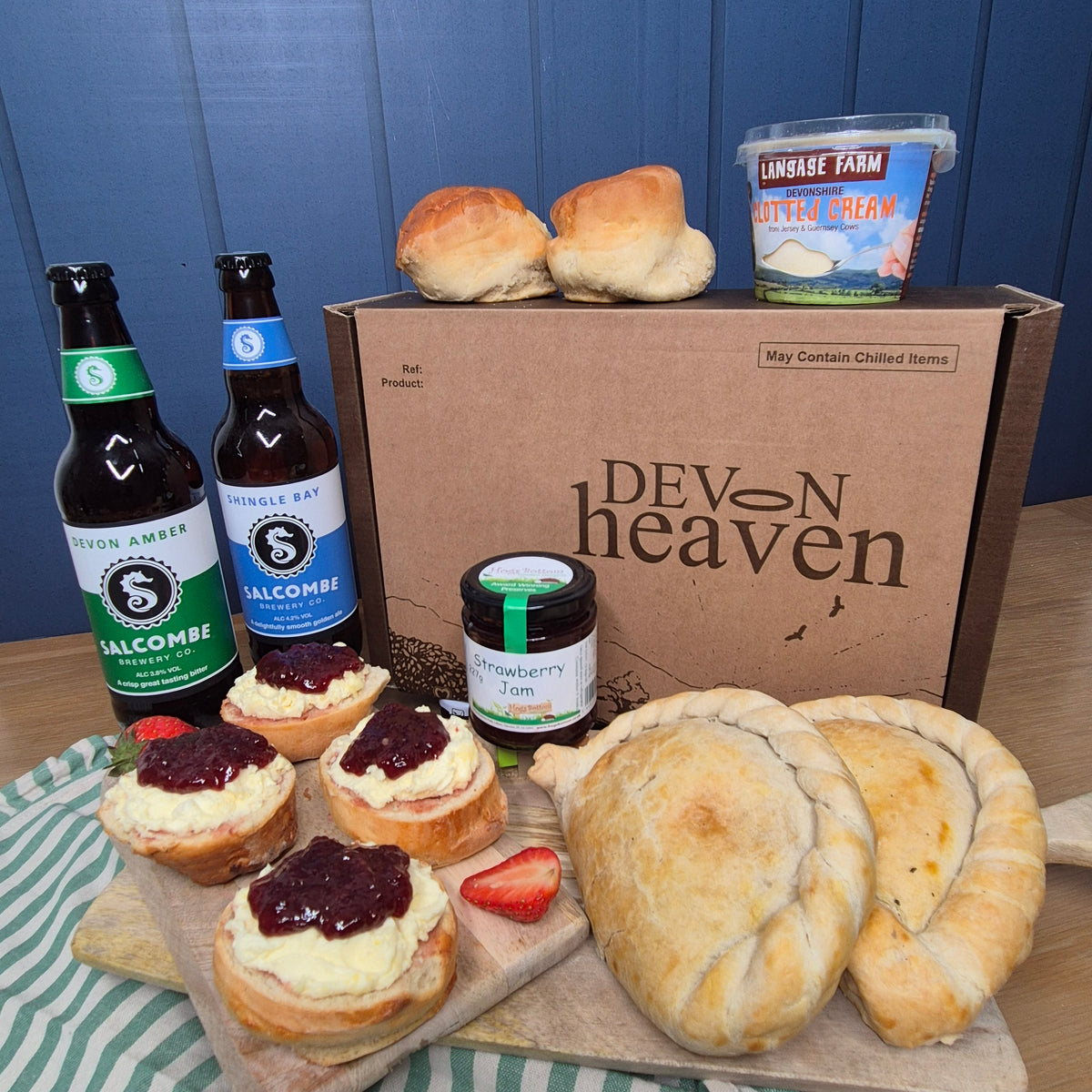 The Pasty & Ale Cream Tea Hamper – Devon Heaven