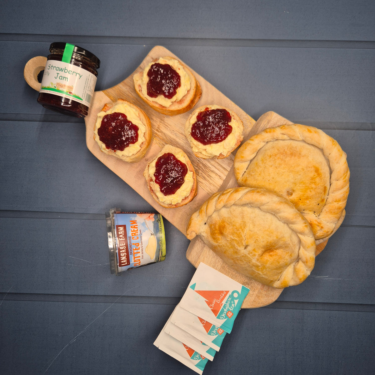 The Double Pasty Cream Tea Hamper – Devon Heaven