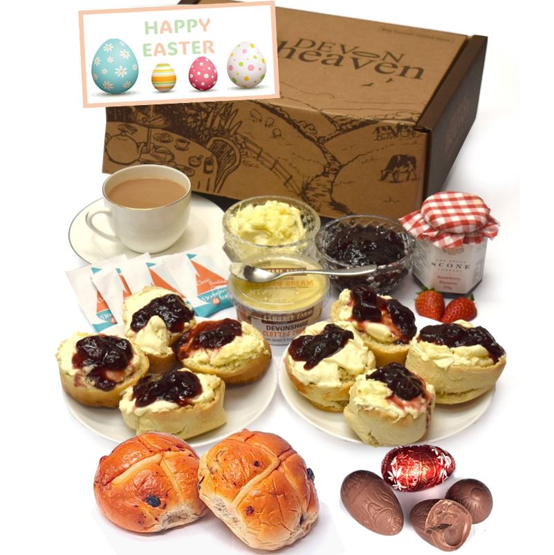 Easter Cream Tea Hamper – Devon Heaven